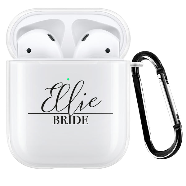 Personalised Script Bride AirPod Case – LoveCases
