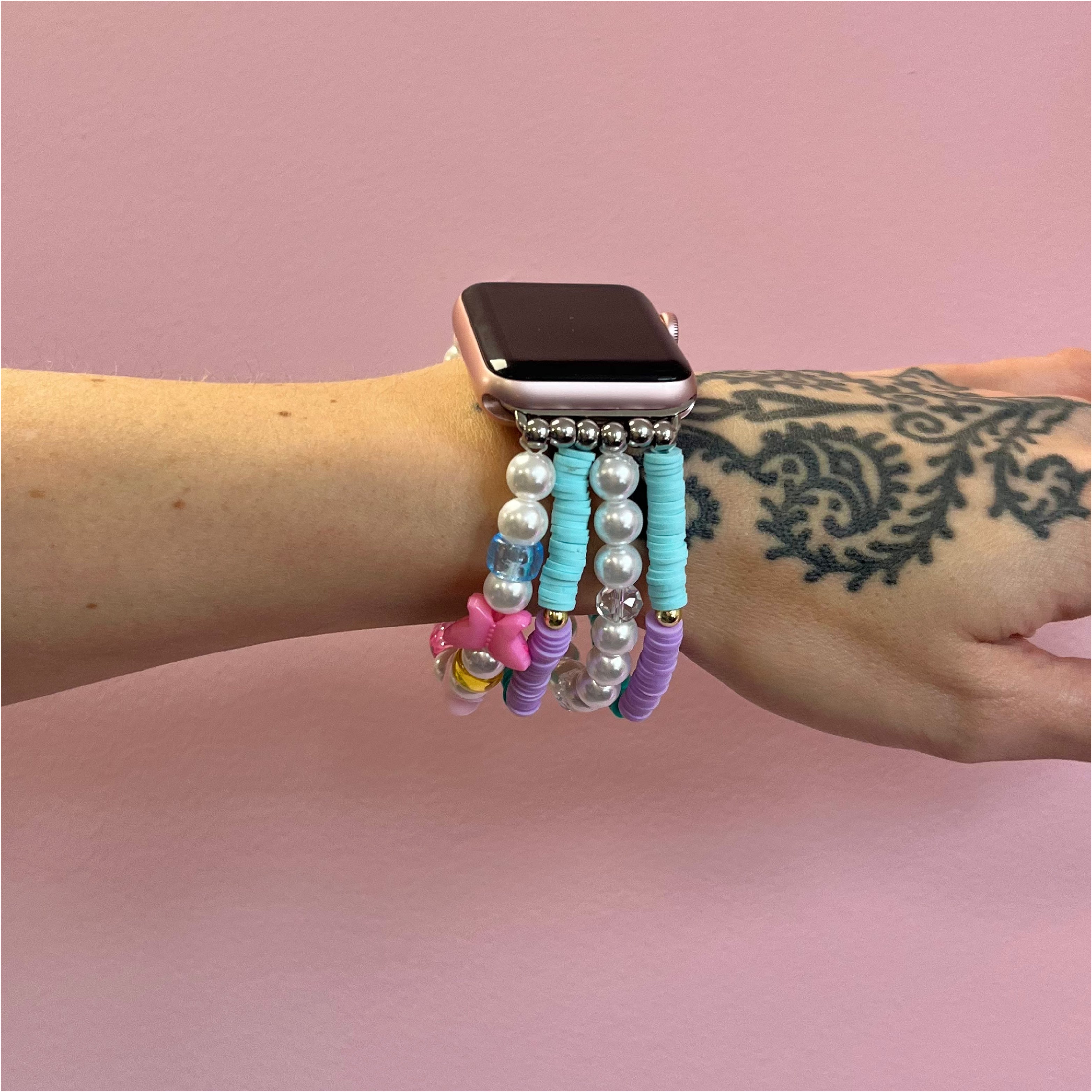 Pastel Pearls Beaded Smartwatch Strap – LoveCases