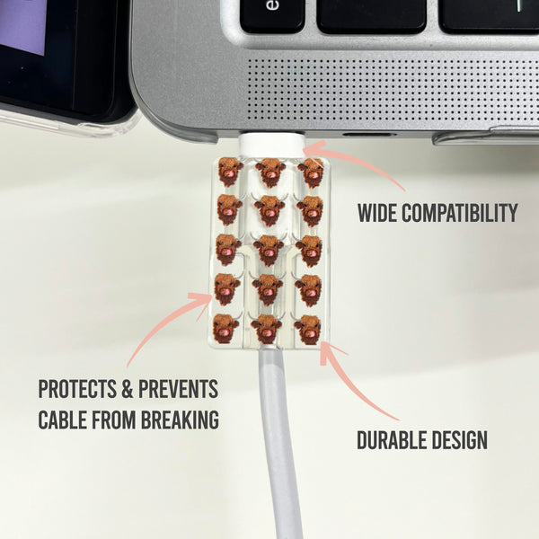 Highland Cow Cable Protector – LoveCases