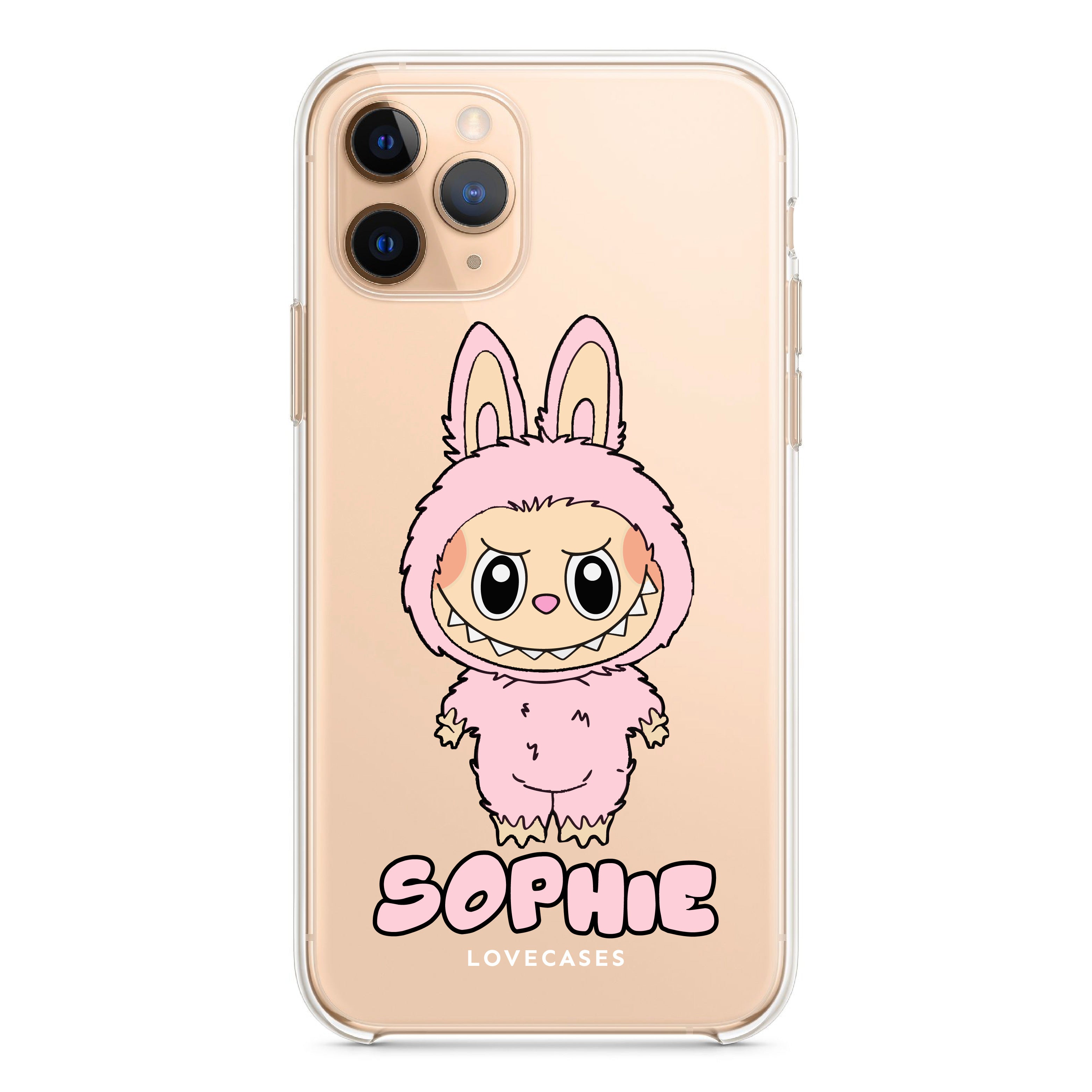 Personalised Pink Labubu Craze Phone Case – LoveCases