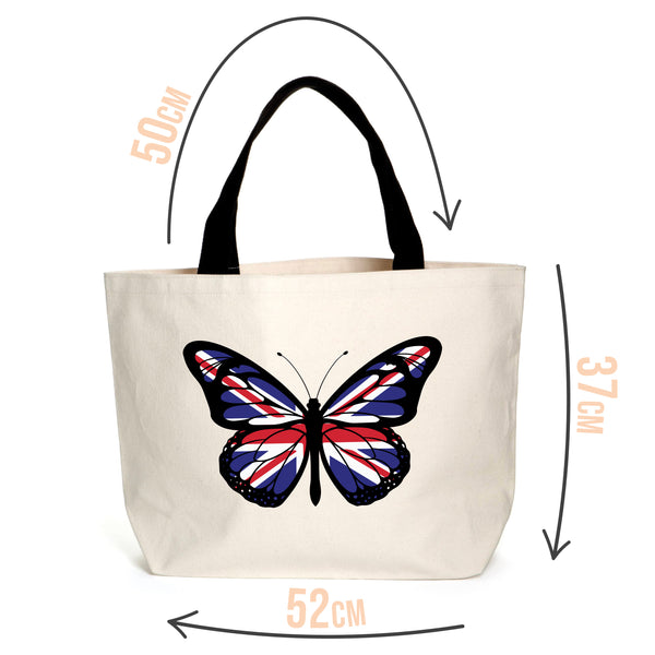 Union Jack Butterfly Tote – LoveCases
