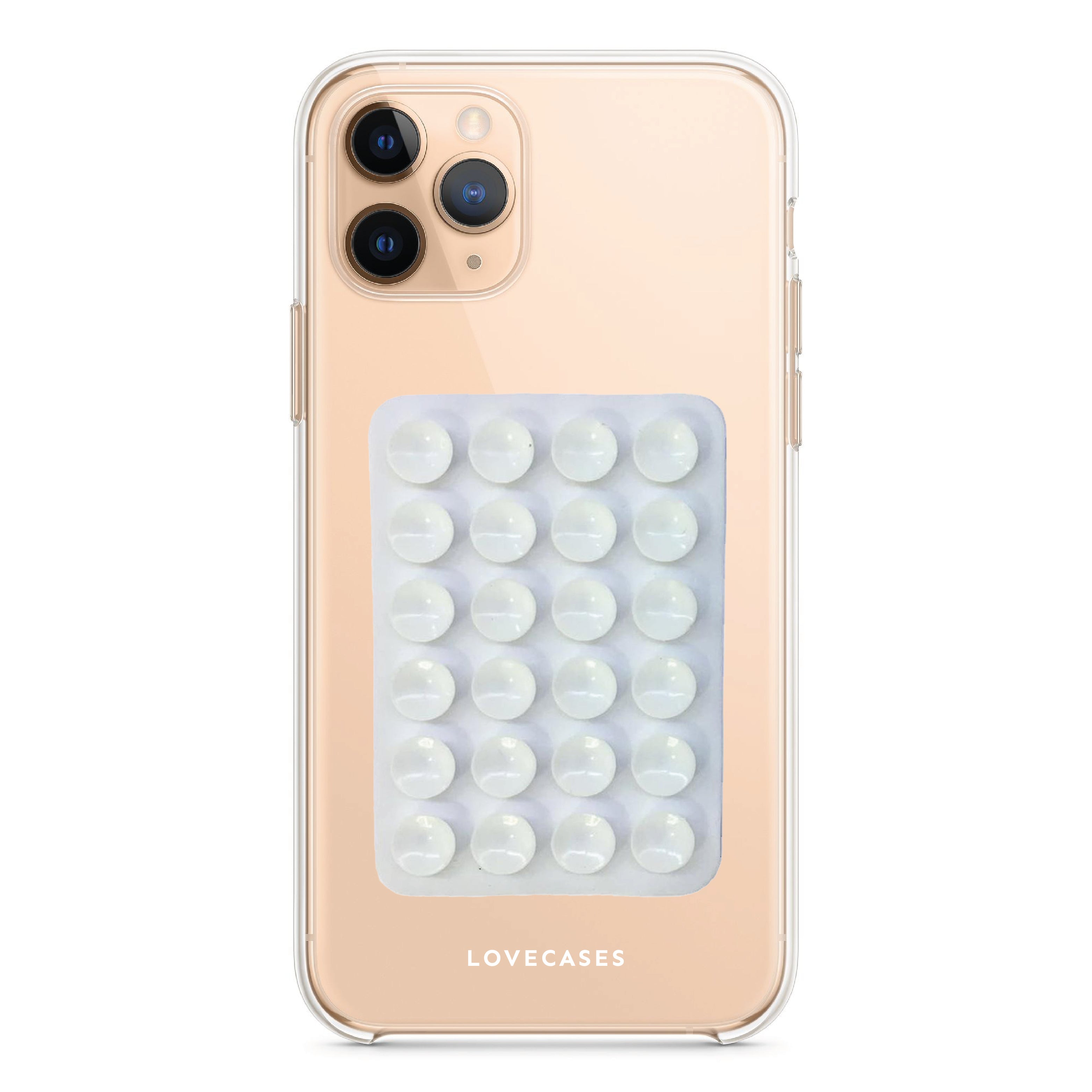 White Sticky Phone Mount – LoveCases