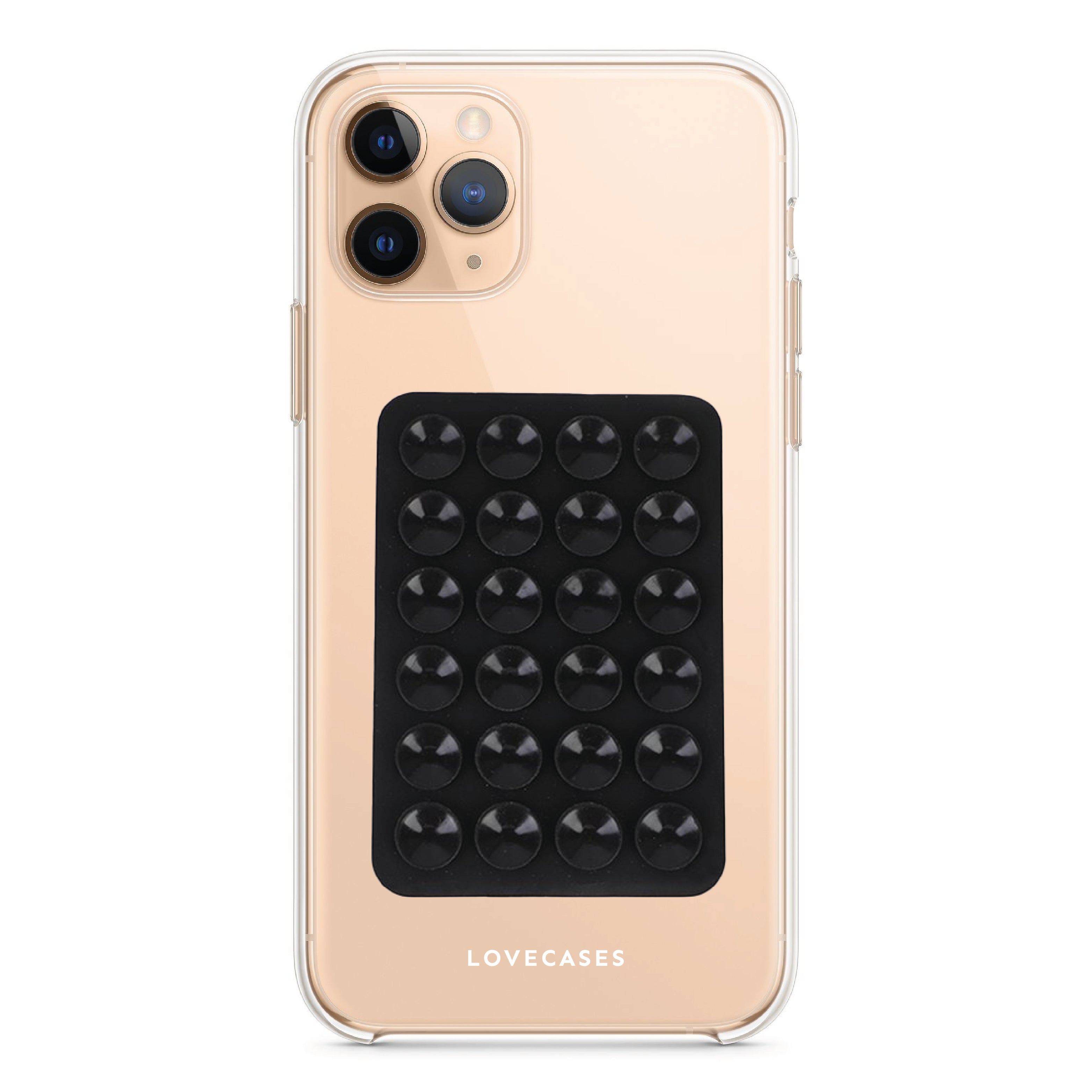 Black Sticky Phone Mount – LoveCases